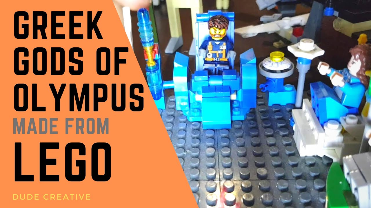 Greek Gods in Olympus made from LEGO - YouTube