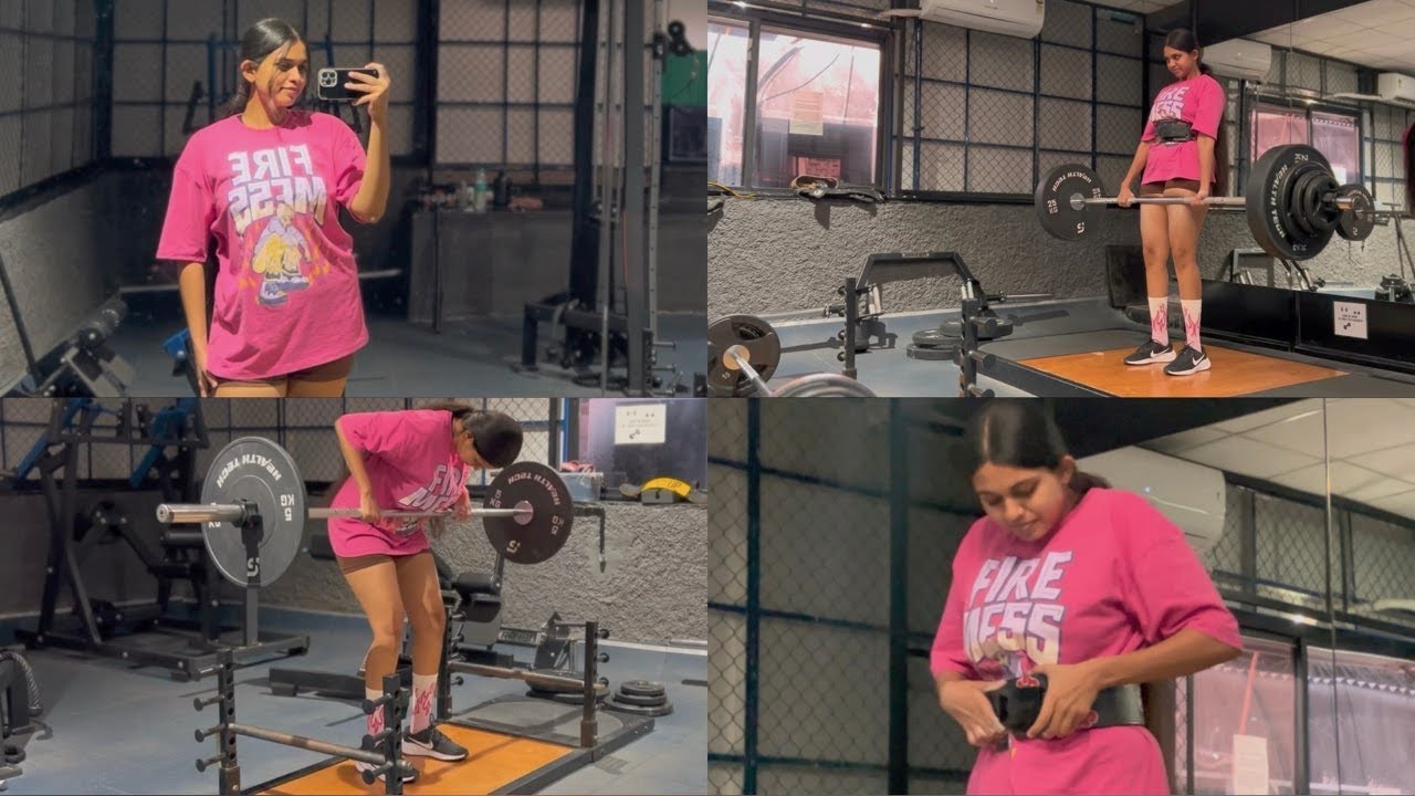 My deadlift PR? Deadlift and back workout 🔱💪🏻 - YouTube