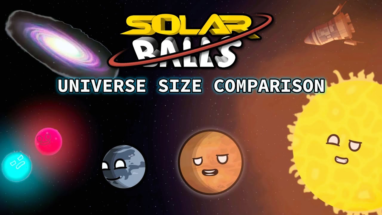 SolarBalls Universe Size Comparison - YouTube