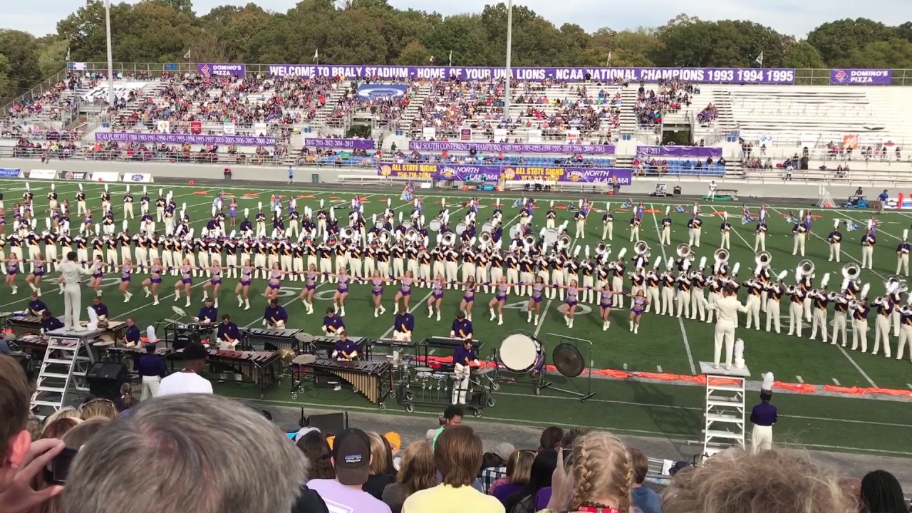 The University of North Alabama Pride of Dixie Marching Band 11/5/16 ...