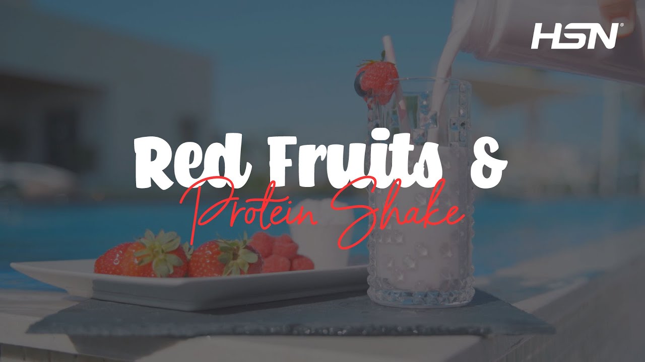 🍓 Red Fruits & Protein Shake - YouTube