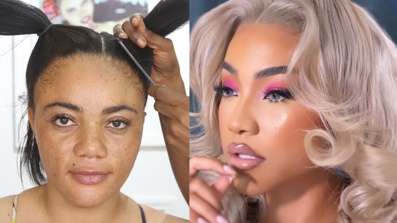 VIRAL ⬆️ THE HAIR 😍 MUST WATCH ⬆️ BRIDAL HAIR AND MAKEUP TRANSFORMATION ...