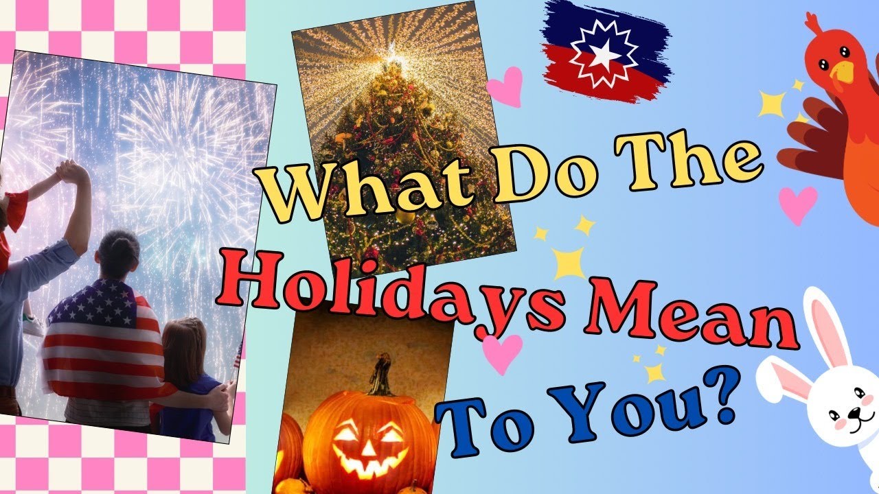 What do holidays mean to you? - YouTube