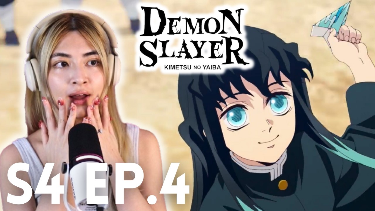 Tanjiro vs Muichiro | Demon Slayer S4 EP 4 reaction hashira training ...