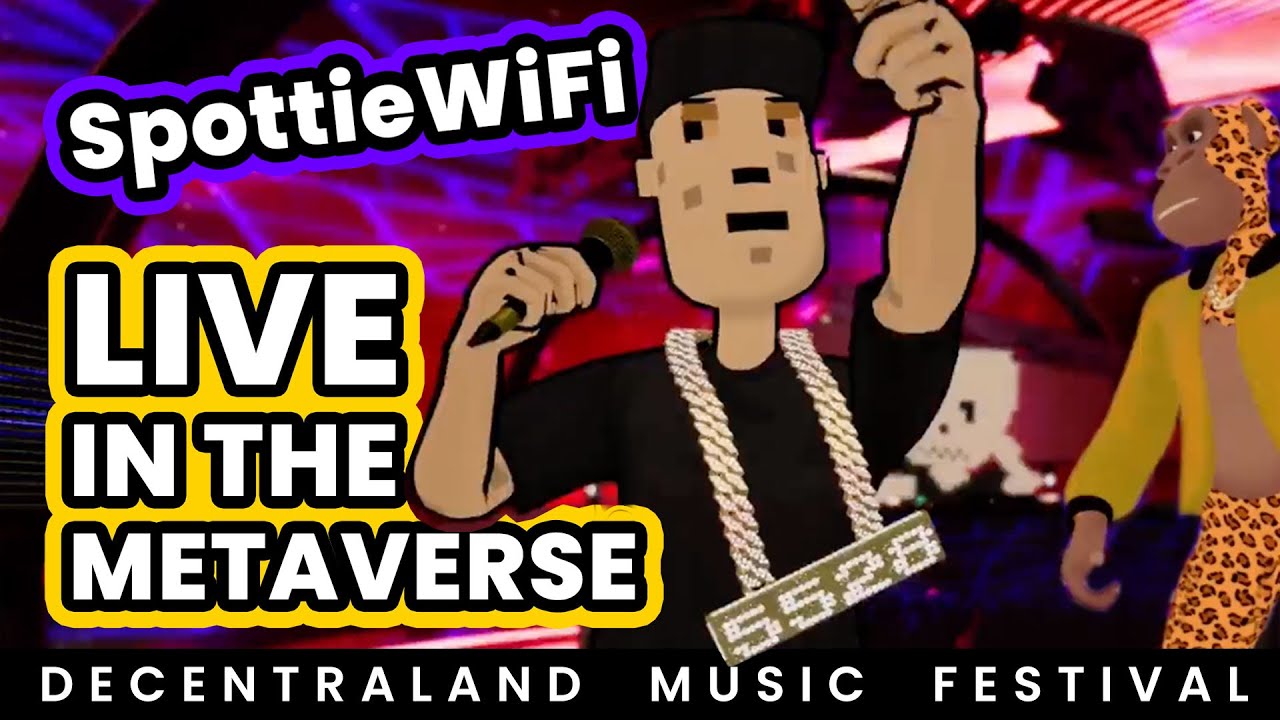 Spottie WiFi performs at Decentraland's Metaverse Music Festival (2021 ...