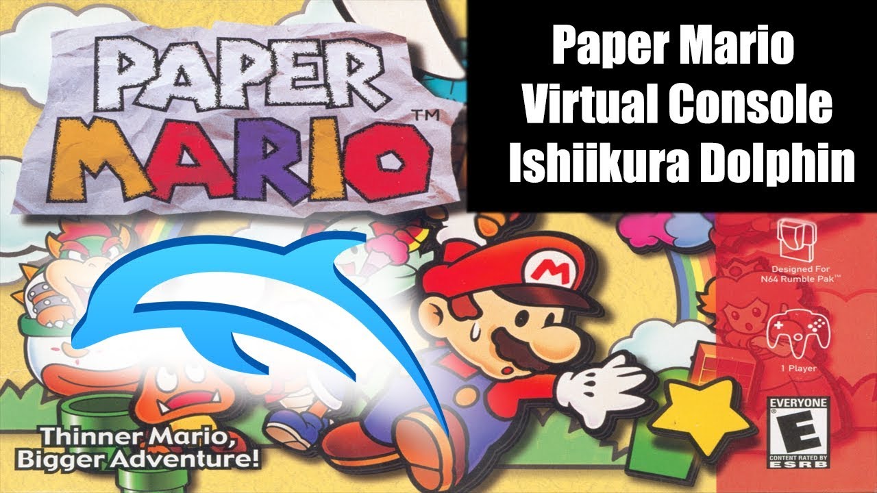 Paper Mario Virtual Console Ishiikura Dolphin - YouTube