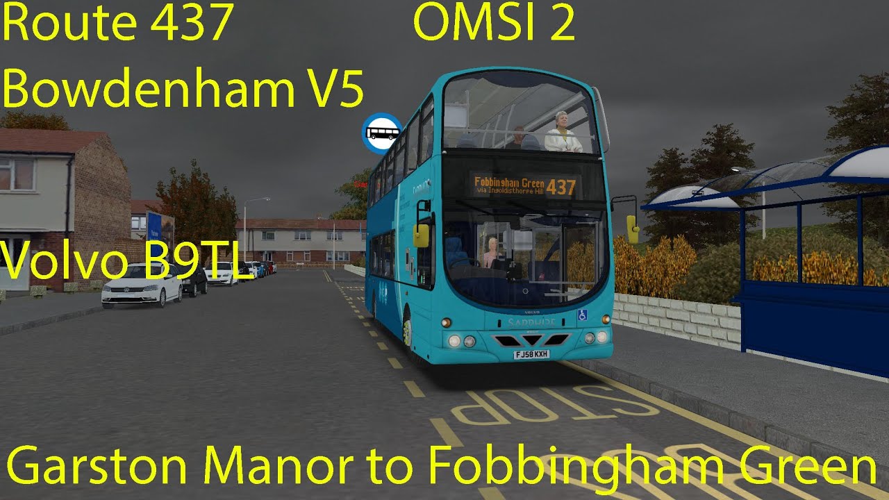 OMSI 2 - Bowdenham V5 Route 437, Garston Manor to Fobbingham Green ...