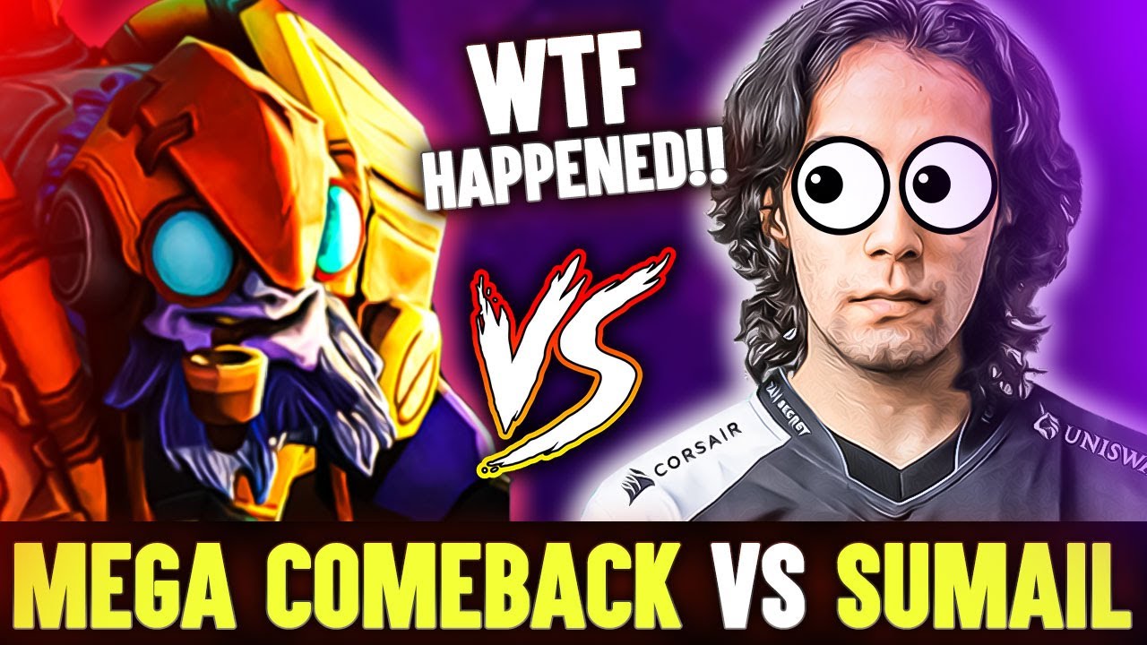 Tinker Epic Mega Creep Comeback vs Sumail - WTF Happened Dota 2 - YouTube