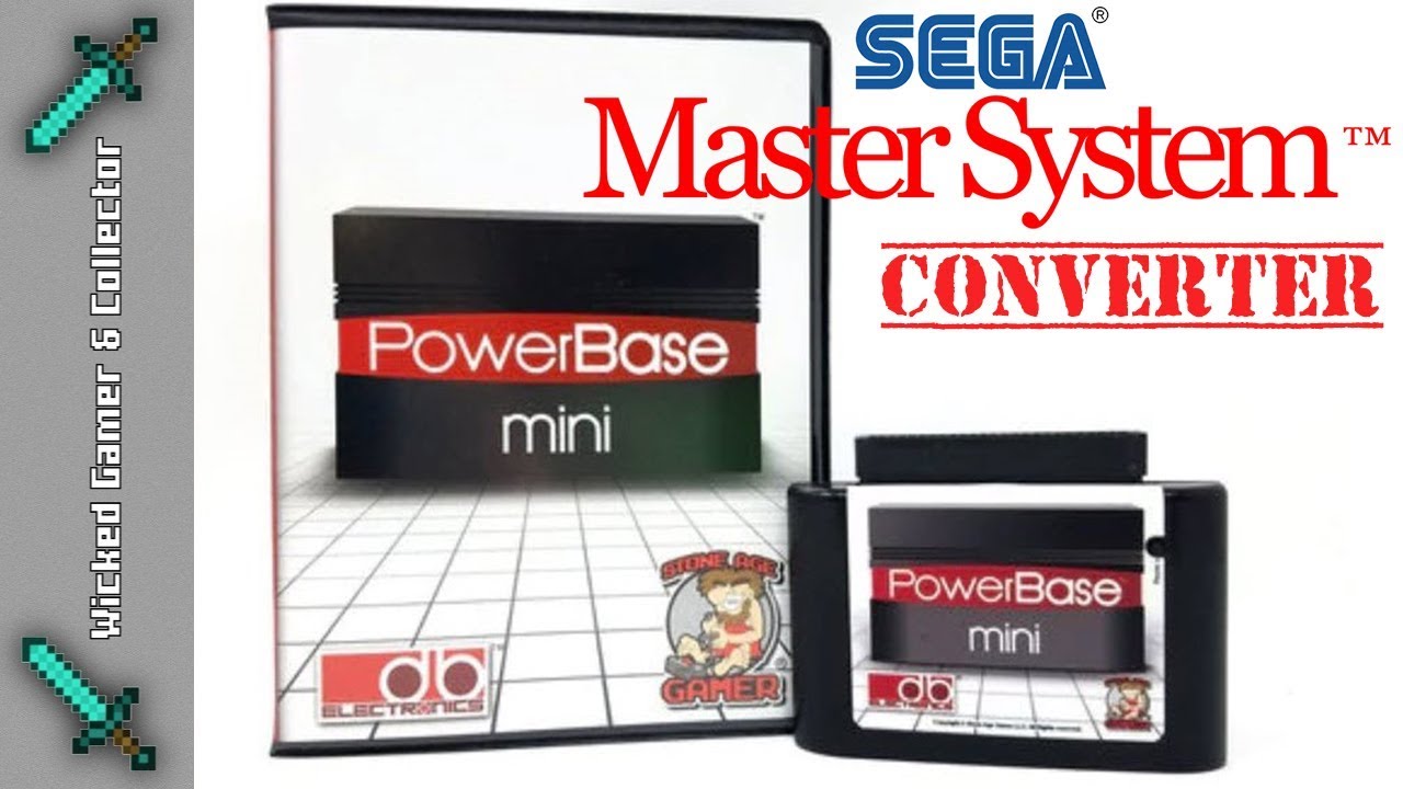 Sega Megadrive / PowerBase Mini Master System Converter / Unboxing ...