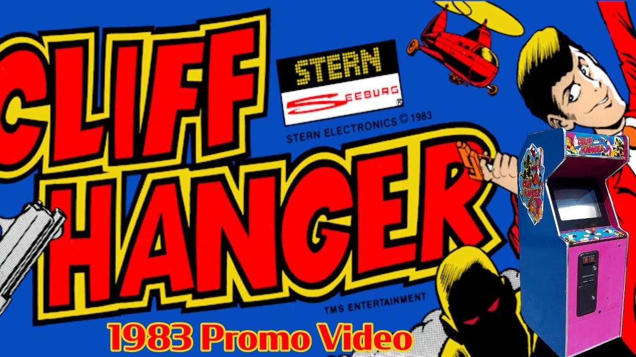 Rare 1983 Cliff Hanger Laserdisc Arcade Stern Promo Video - YouTube