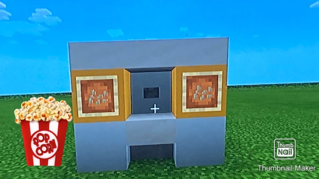 Minecraft Tutorial #79: How To Make A WORKING Popcorn Machine (Working ...