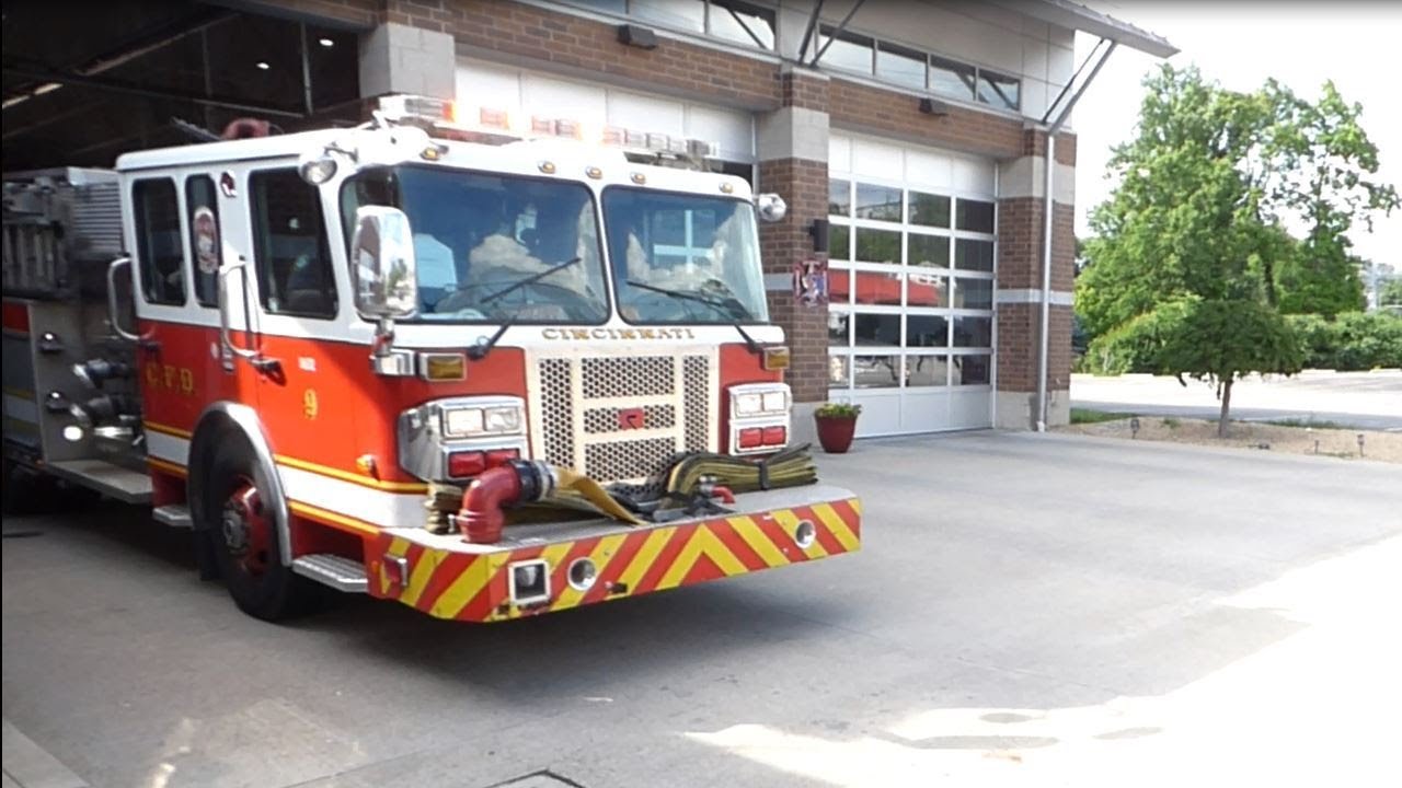 Cincinnati Engine 9 & Medic 9 (Spare) Responding - YouTube
