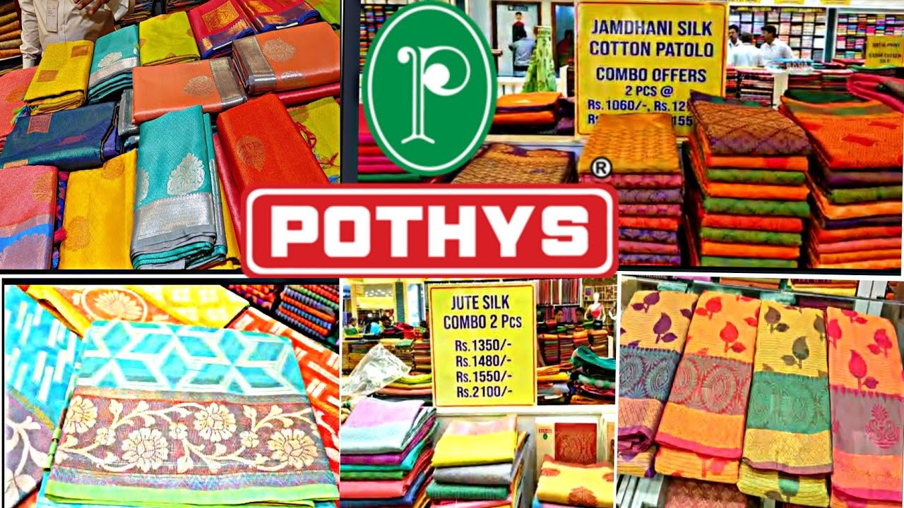 POTHYS 1+1 Combo New Arrival|Jute Silk.Patola silk.Kora Muslin.Silk ...
