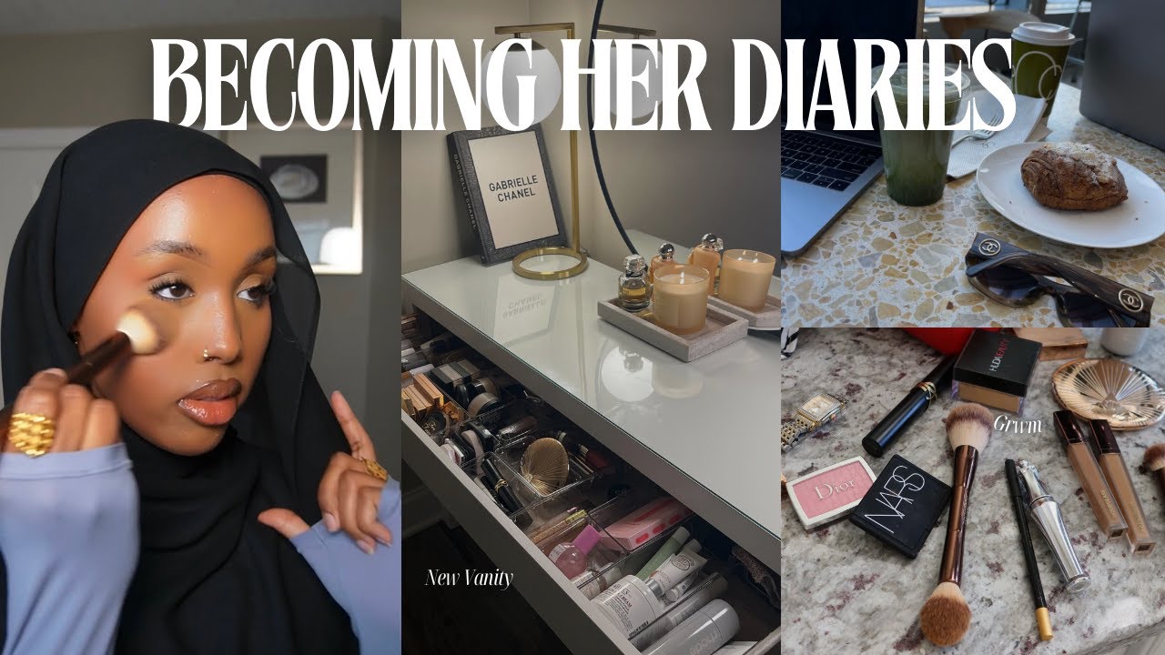 VLOG | Romanticizing the hard days... New Vanity, Coffee Date, Mini ...
