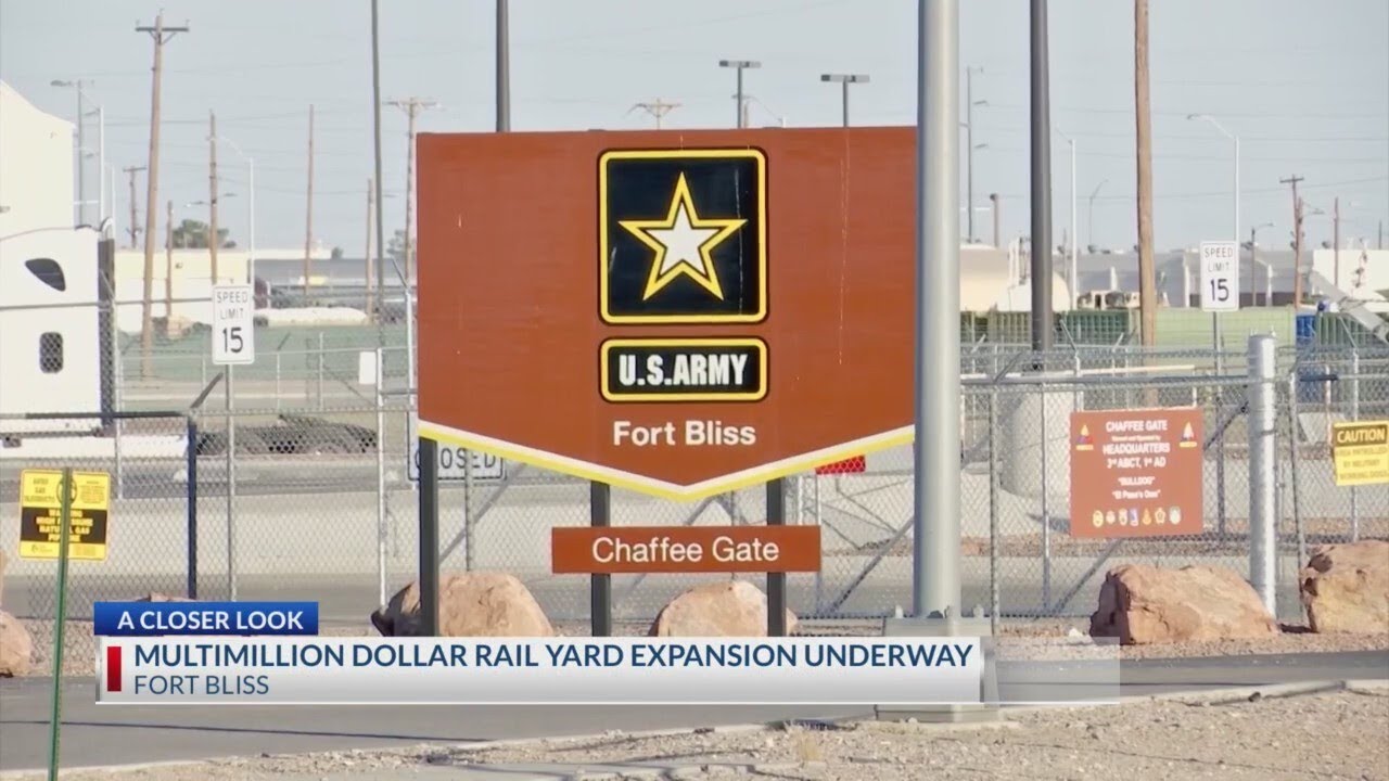 Fort Bliss breaks ground on rail expansion project to improve military ...
