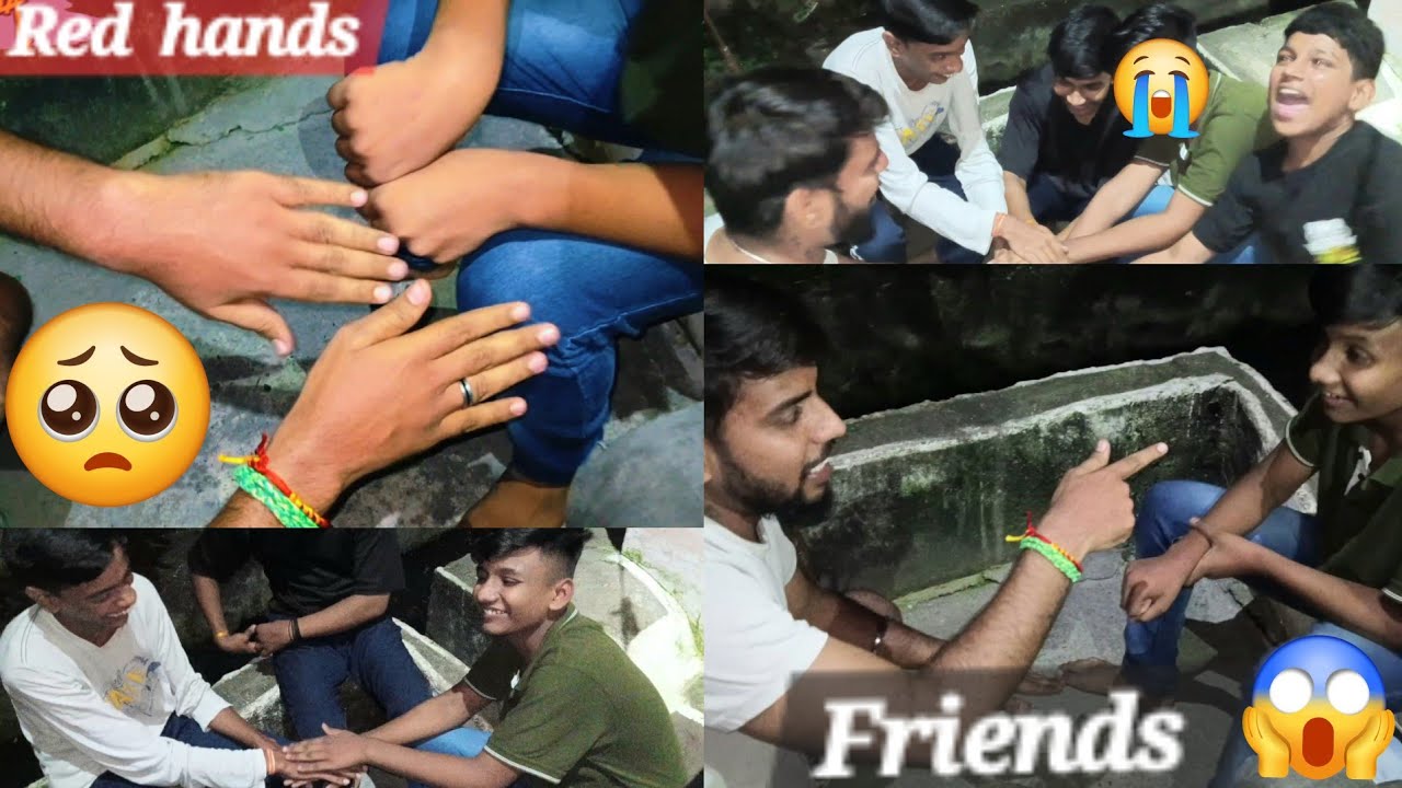 Red Hands Game With Friends 🤥| Mushkile Badh Gai Bohut |# ...
