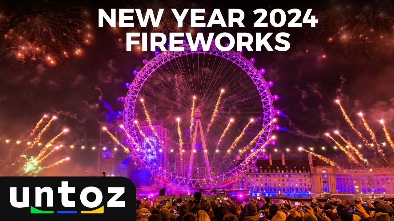 🔴 LIVE: 2024 New Year Fireworks | London, Sydney, Dubai 🎆 Happy New ...