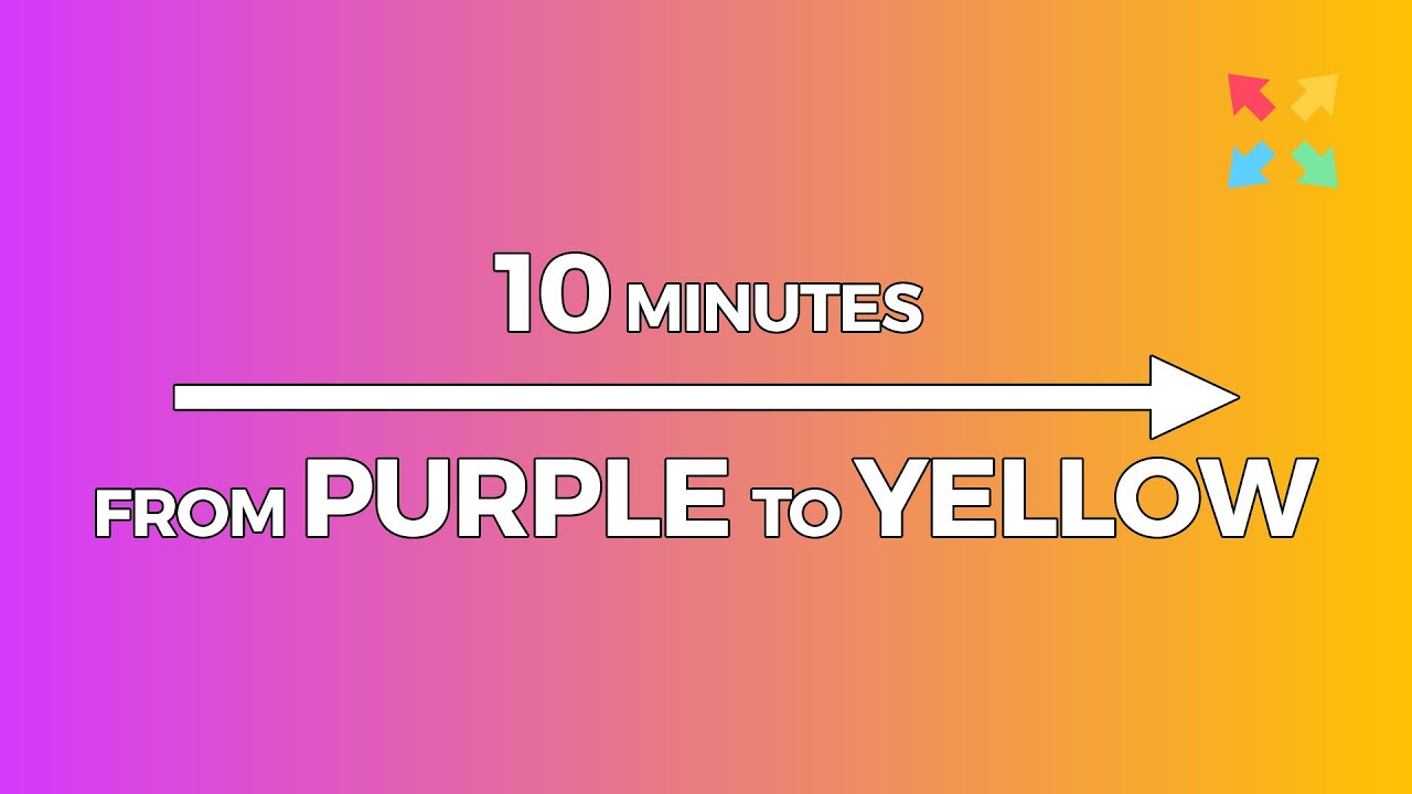 Color Transition: Purple to Yellow - YouTube