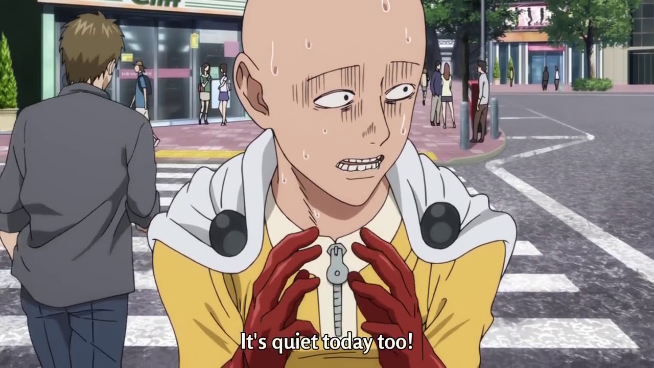 One punch man saitama is mad 😬 - YouTube