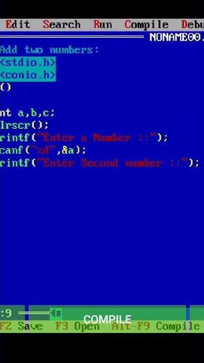 write a program for add two number||wap to for addition of 2 number||c||c++ - YouTube