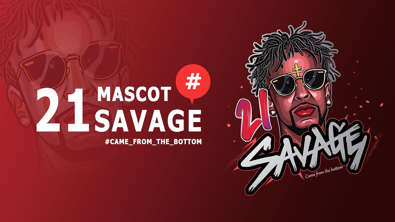 21 Savage - #Mascot Logo Design Illustrator #Speedart | #Limzimart ...