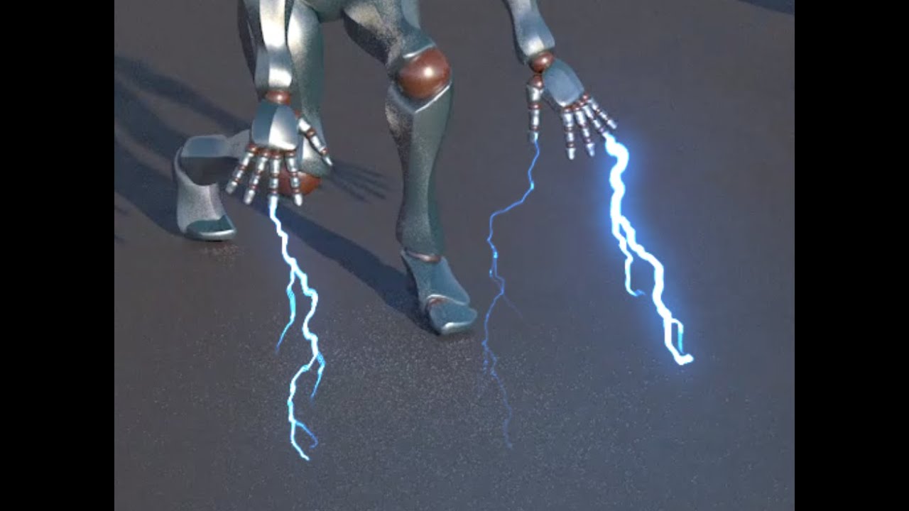 Electric Fingers VFX Test - YouTube