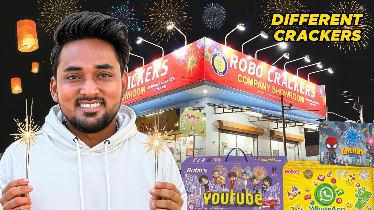 பட்டாசு Promotion in குட்டி Japan 😱🤯 | ROBO CRACKERS 🧨💥 - YouTube