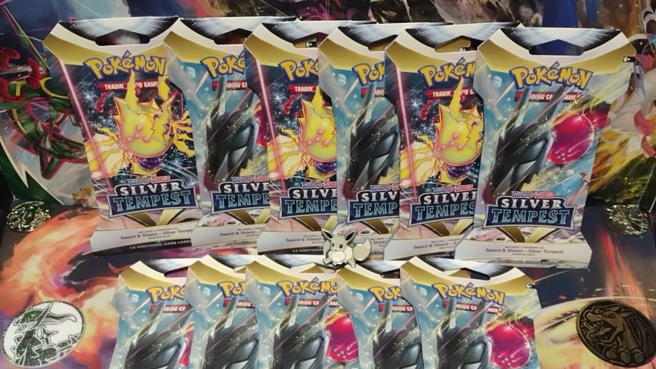 11 Silver Tempest sleeved booster packs opening. - YouTube