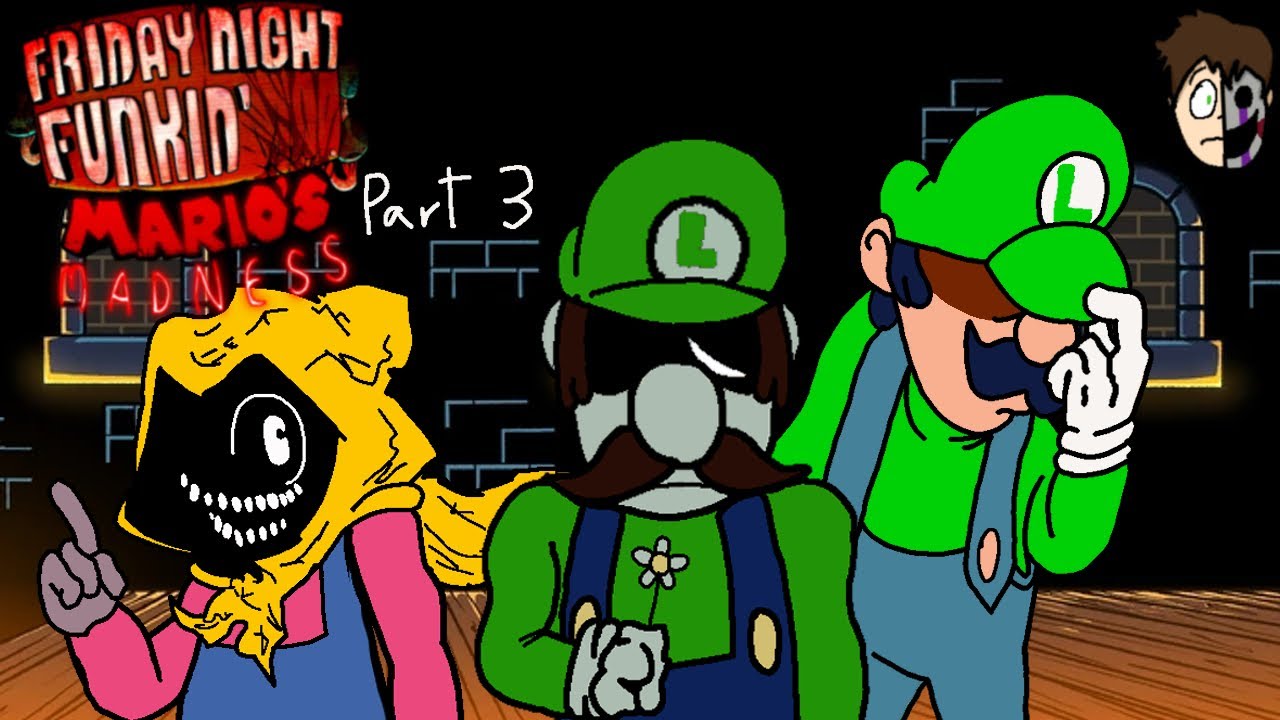 Fnf Mario Madness V2 Drawing Compilation part 3 ‘Woodland of Lies ...