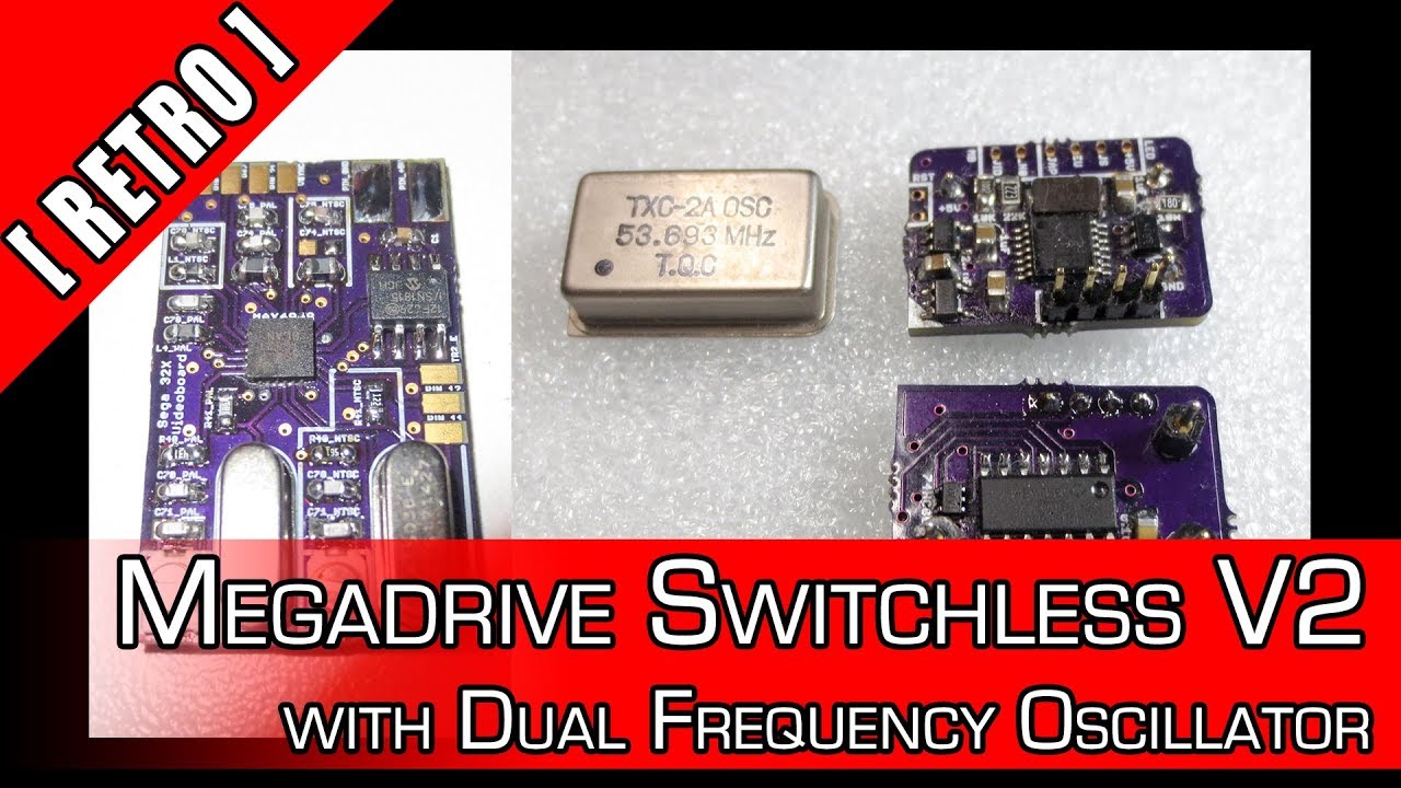 [Retro] Megadrive/Genesis CD32X Switchless V2 with Dual Frequency ...