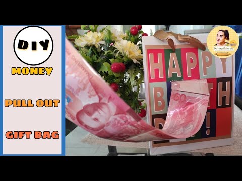 DIY MONEY PULL OUT GIFT BAG | DIY Money Pull out Gift Ideas | - YouTube