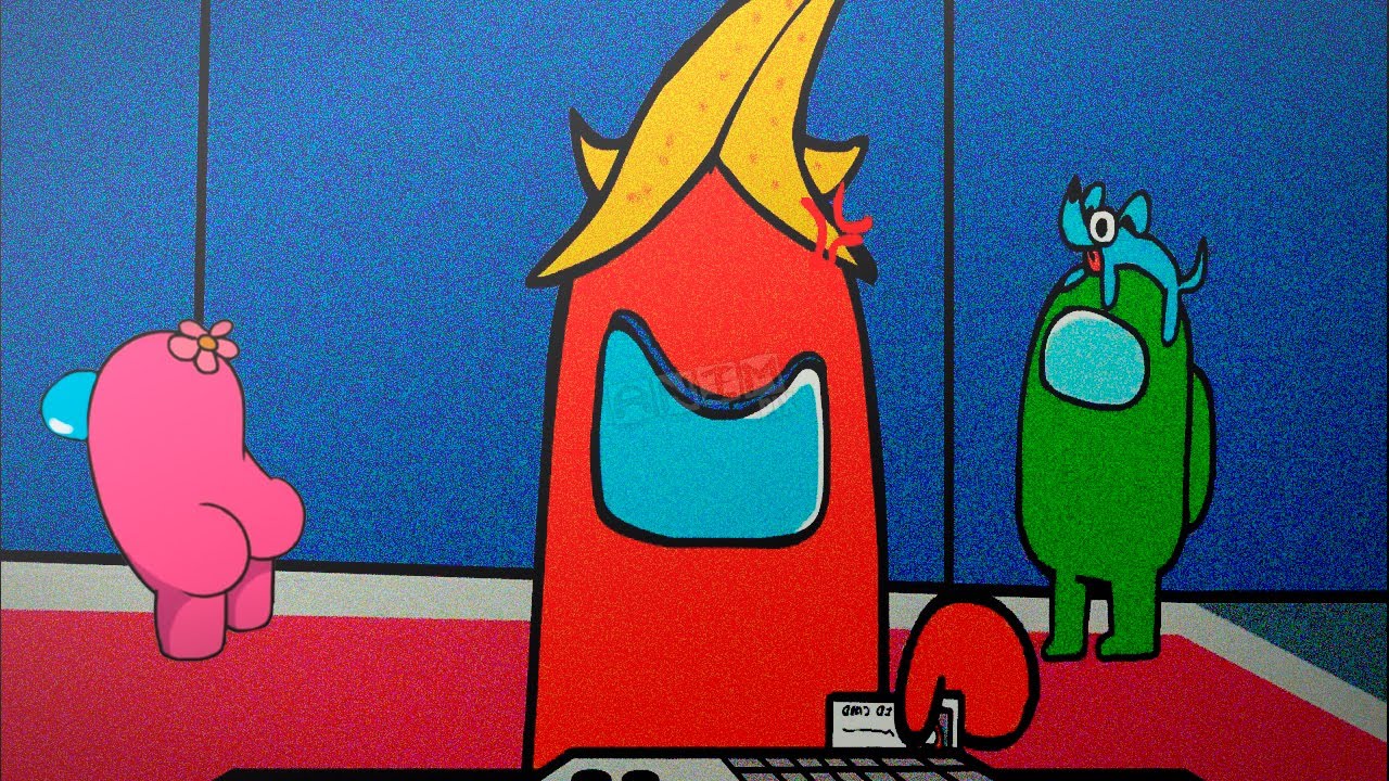 Among Us GREEN and Pet animation - YouTube