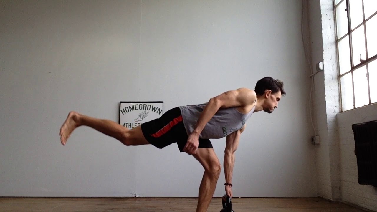 Homegrown Strength Training - Singe Leg Romanian Deadlift (SLRDL) - YouTube