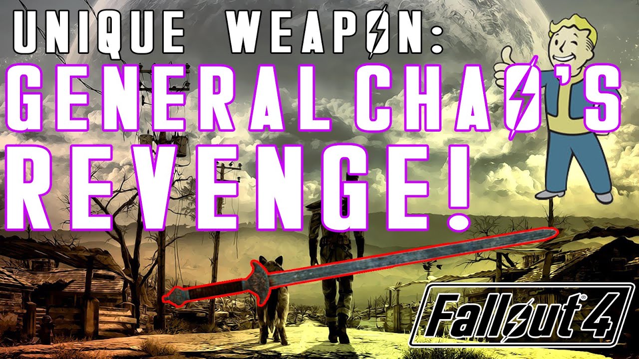 Fallout 4: General Chao's Revenge UNIQUE Sword - AWESOME Melee Weapon ...