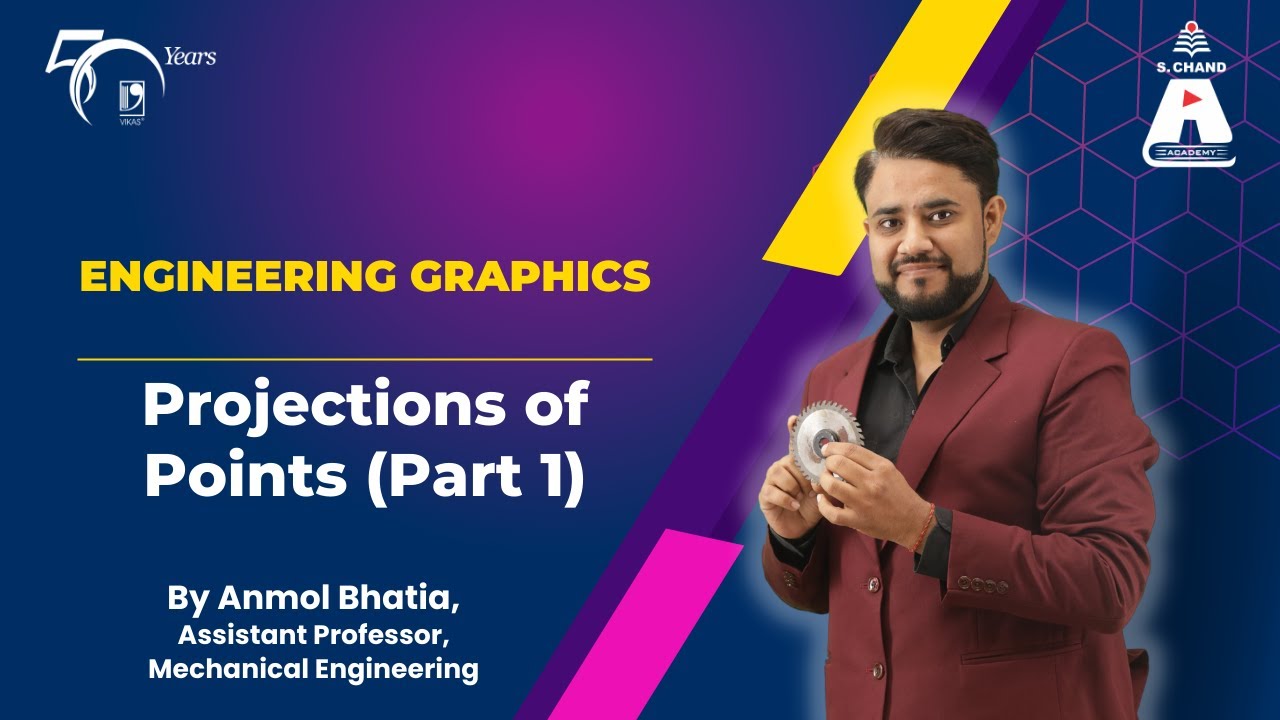 Projections of Points (Part 1) | Engineering Graphics | S Chand Academy ...