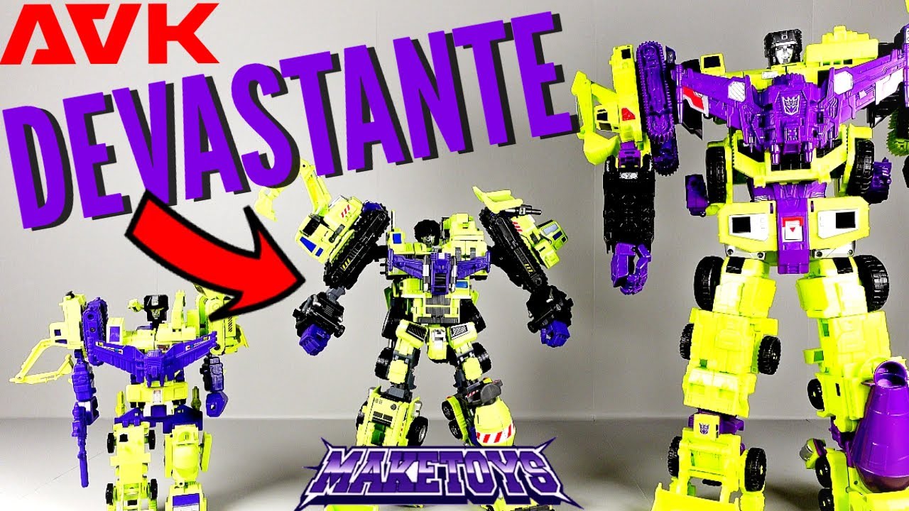 Transformers 3P Maketoys Devastator Recensione - Giant Type 61 con Papi ...