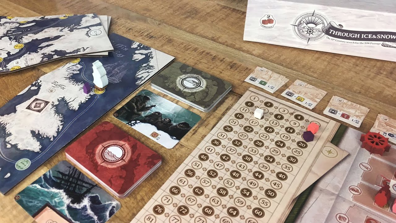 Through Ice and Snow – Thematic Tabletop Game - YouTube