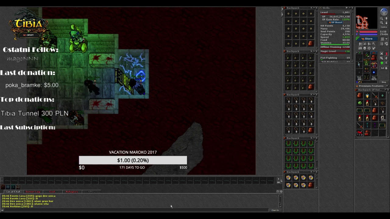 Dev onica actually entered 999 door portal O O devonika Tibia Top Clip ...