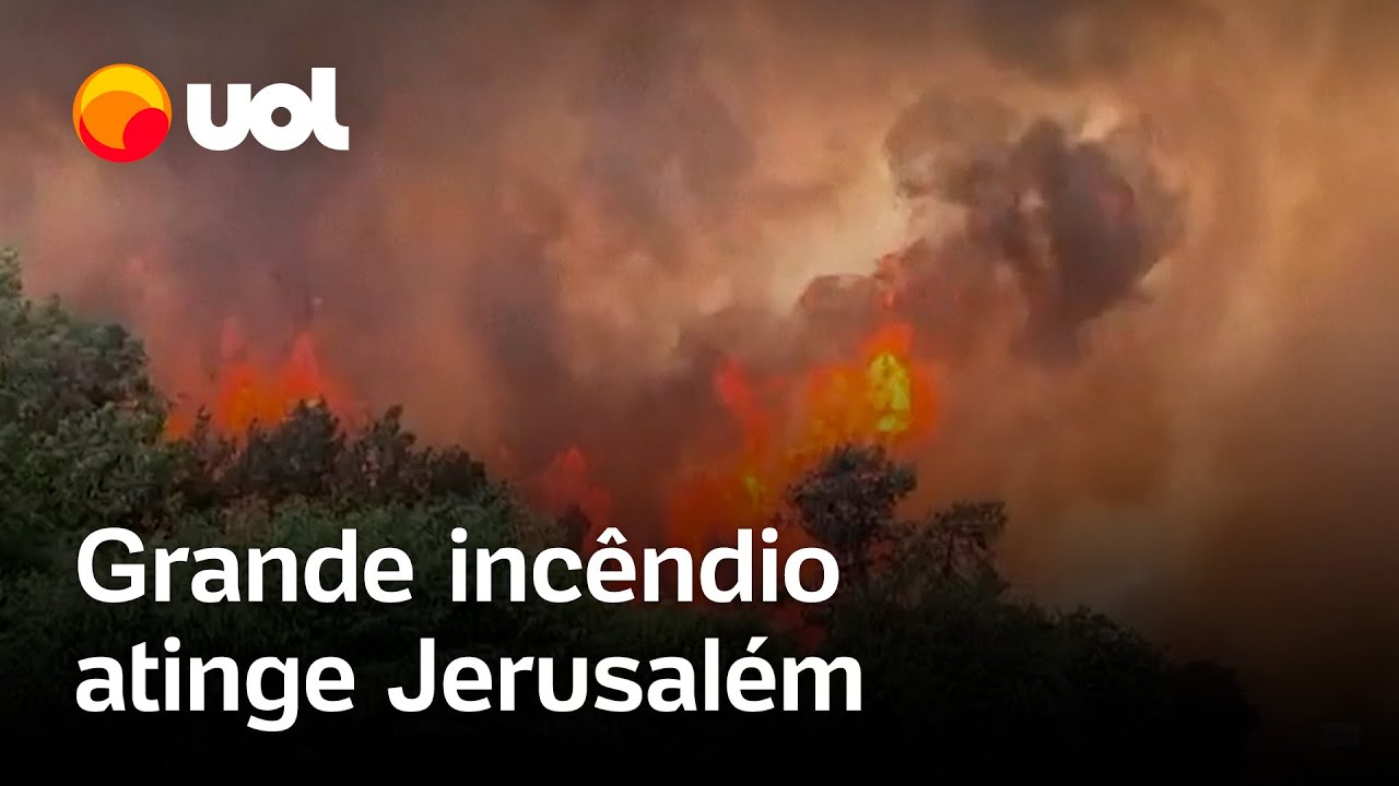 Jerusalém em chamas: Israel emite alerta máximo após incêndios ...