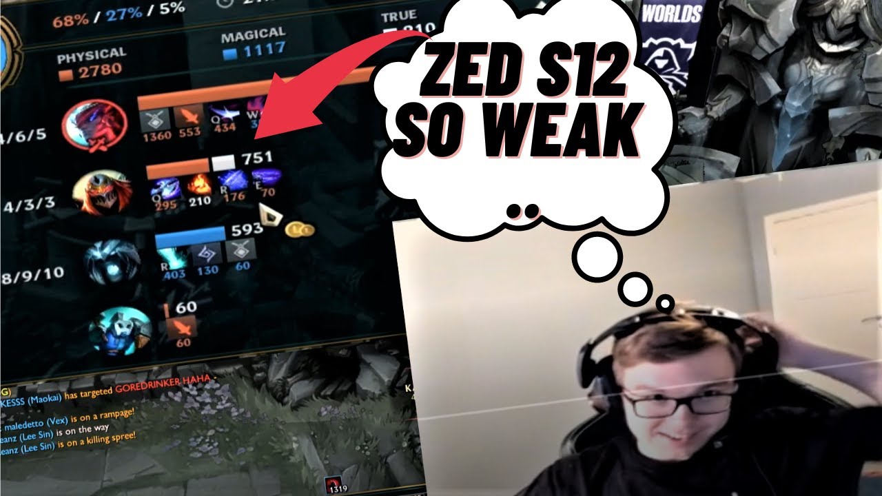 Thebausffs's Opinion on Zed Damage - YouTube