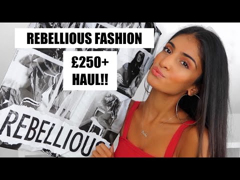 £250+ REBELLIOUS FASHION TRY ON HAUL ... WOW!!! Kim Mann
