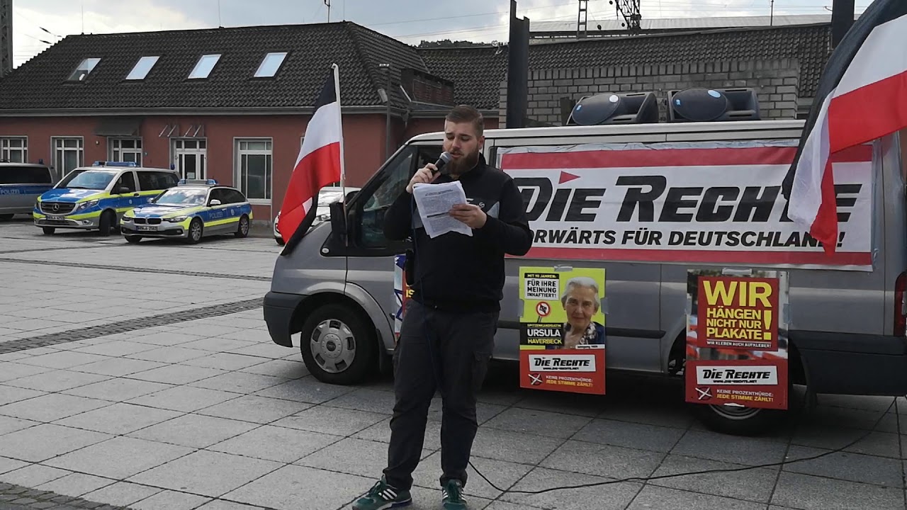 Kundgebung der Partei die Rechte in Hagen am 22.05.2019 - YouTube