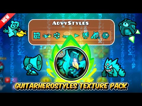 ¡EL QUE USA! 😱 GuitarHeroStyles texture pack, By MauStyles | Geometry ...