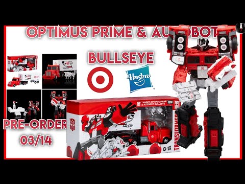 Hasbro Transformers OPTIMUS PRIME & AUTOBOT BULLSEYE Target Exclusive ...