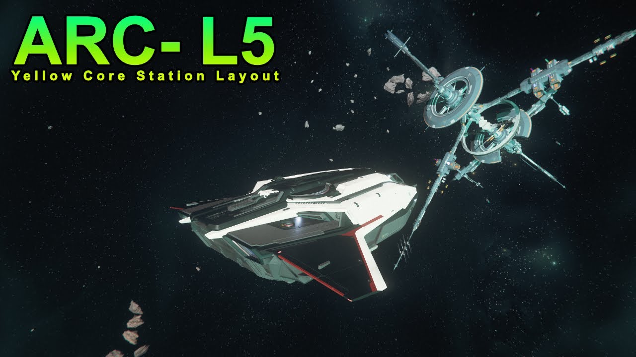 Star Citizen: ARC- L5 Yellow Core Station Layout - YouTube
