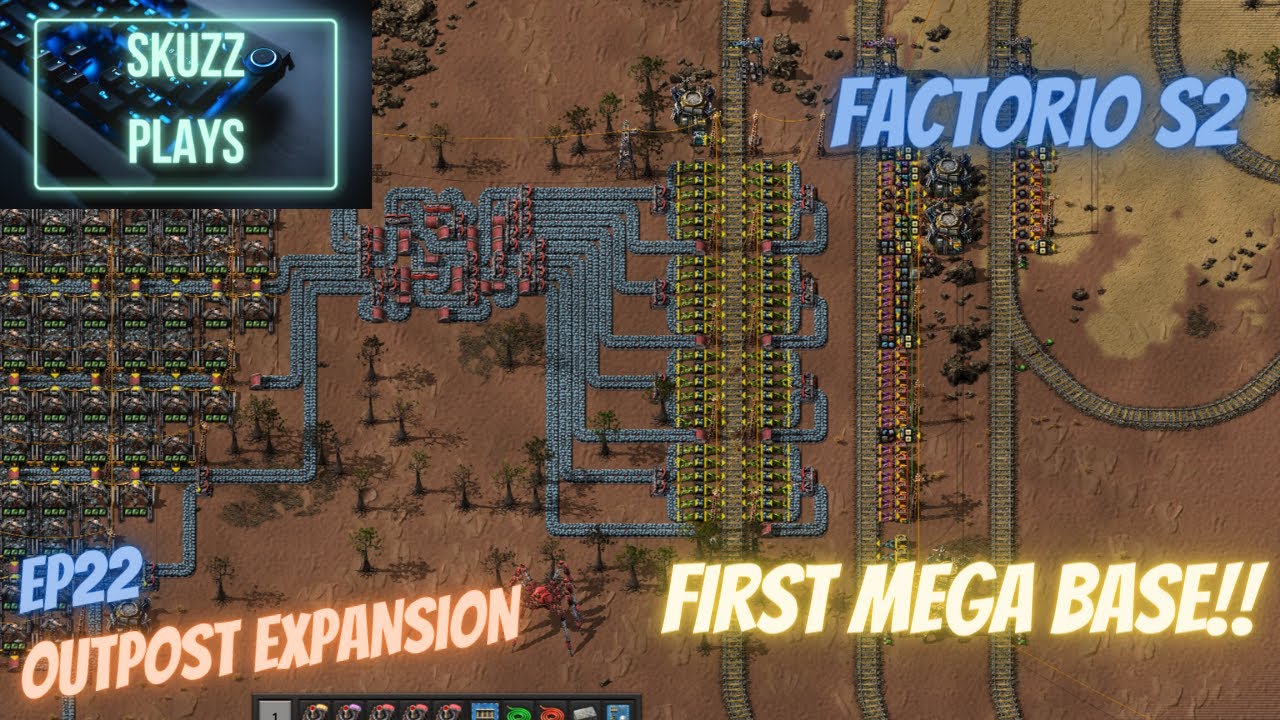 Factorio Series 2 - 22 - OUTPOST EXPANSION - Playthrough - YouTube