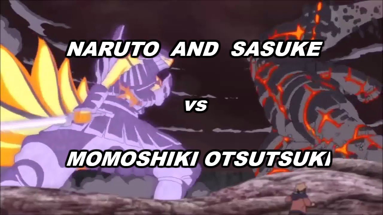 Naruto and Sasuke VS Momoshiki Otsutsuki AMV ☀(Hero) - YouTube