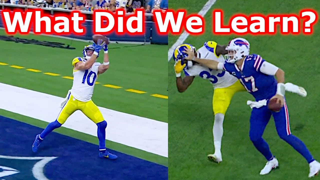 What We Learned From Bills vs. Rams - YouTube