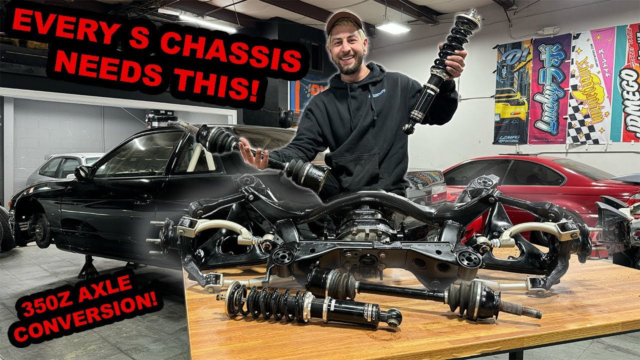 S13 Rear Subframe Upgrade is Complete/No More BREAKING Axles! - YouTube