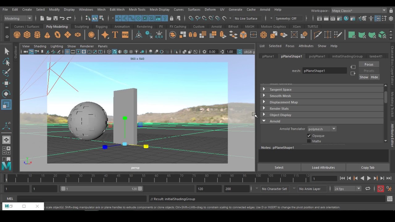 Easy shadow catcher in maya 2018 - YouTube